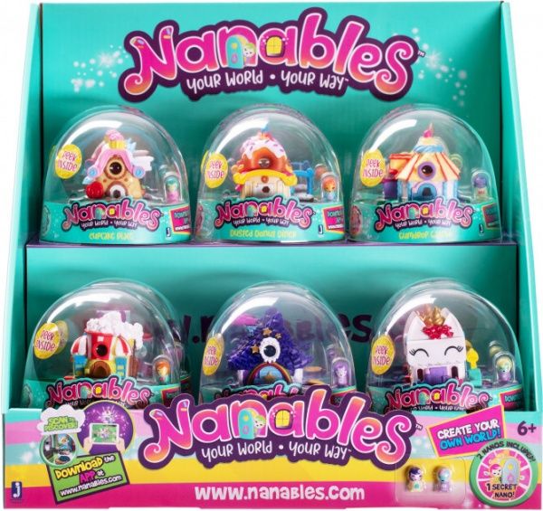 Игровой набор Jazwares Nanables Small House Город сладостей Конфетный ...